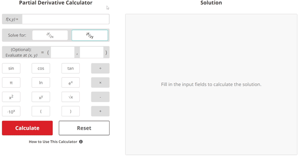 Partial Derivative Calculator | Instant Solutions Partial Derivative Calculator | Instant Solutions